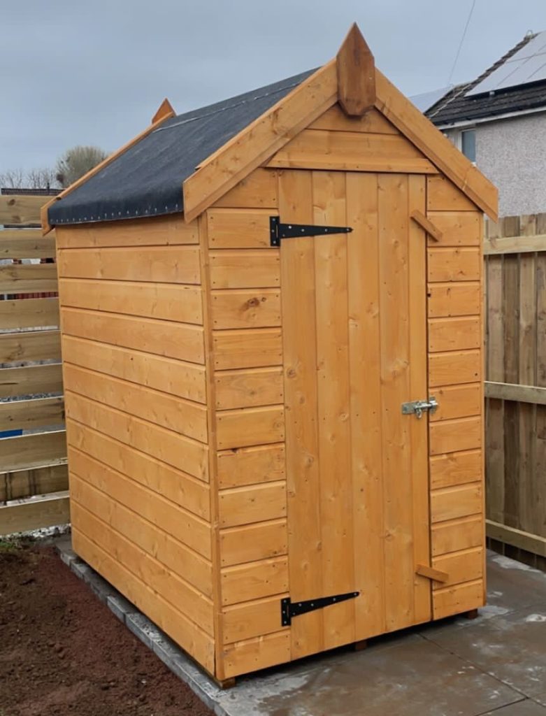 6x4 Apex Shed - SJS Fencing