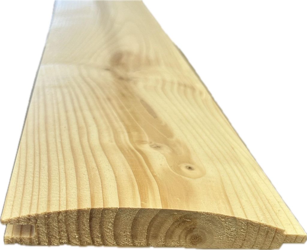 LogLap Cladding 114x19mm - SJS Fencing